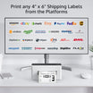 OFFNOVA 4x6 Auto-calibration Thermal Label Printer for Small Business ...